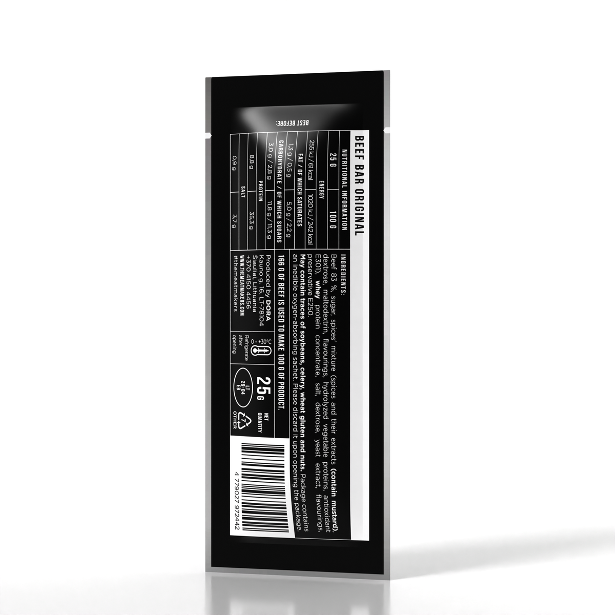 ORIGINAL SNACK | BEEF BAR 25G – The Meat Makers