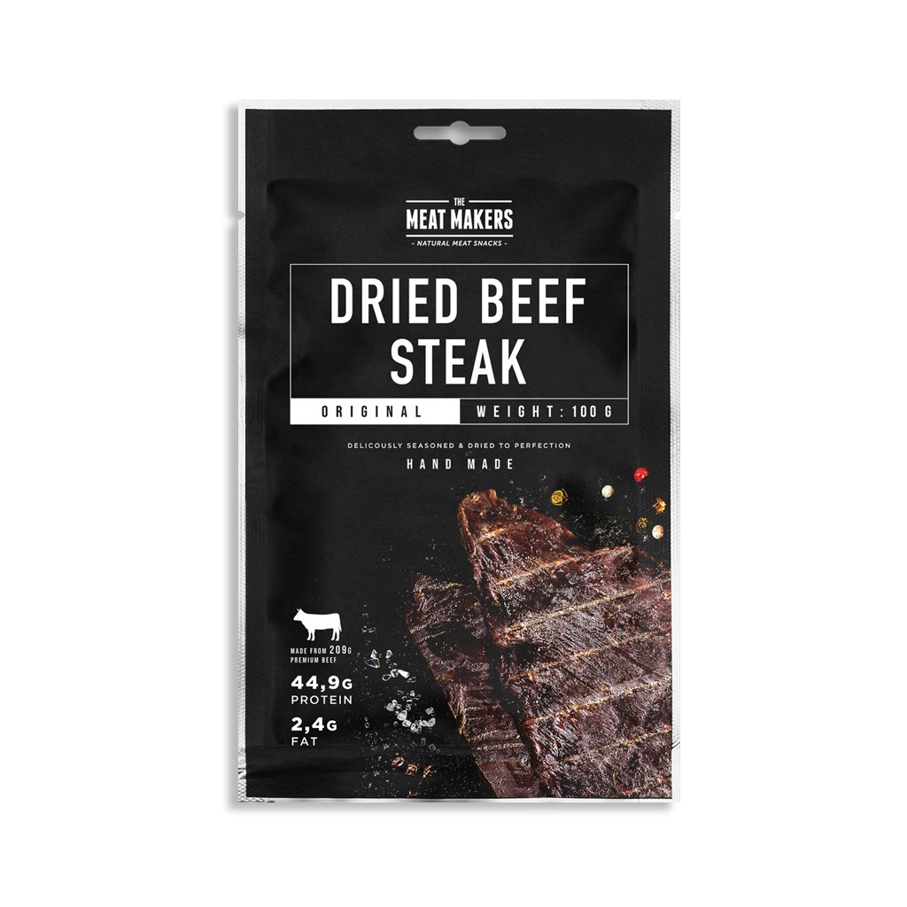ORIGINAL | DRIED BEEF STEAK 100G – The Meat Makers